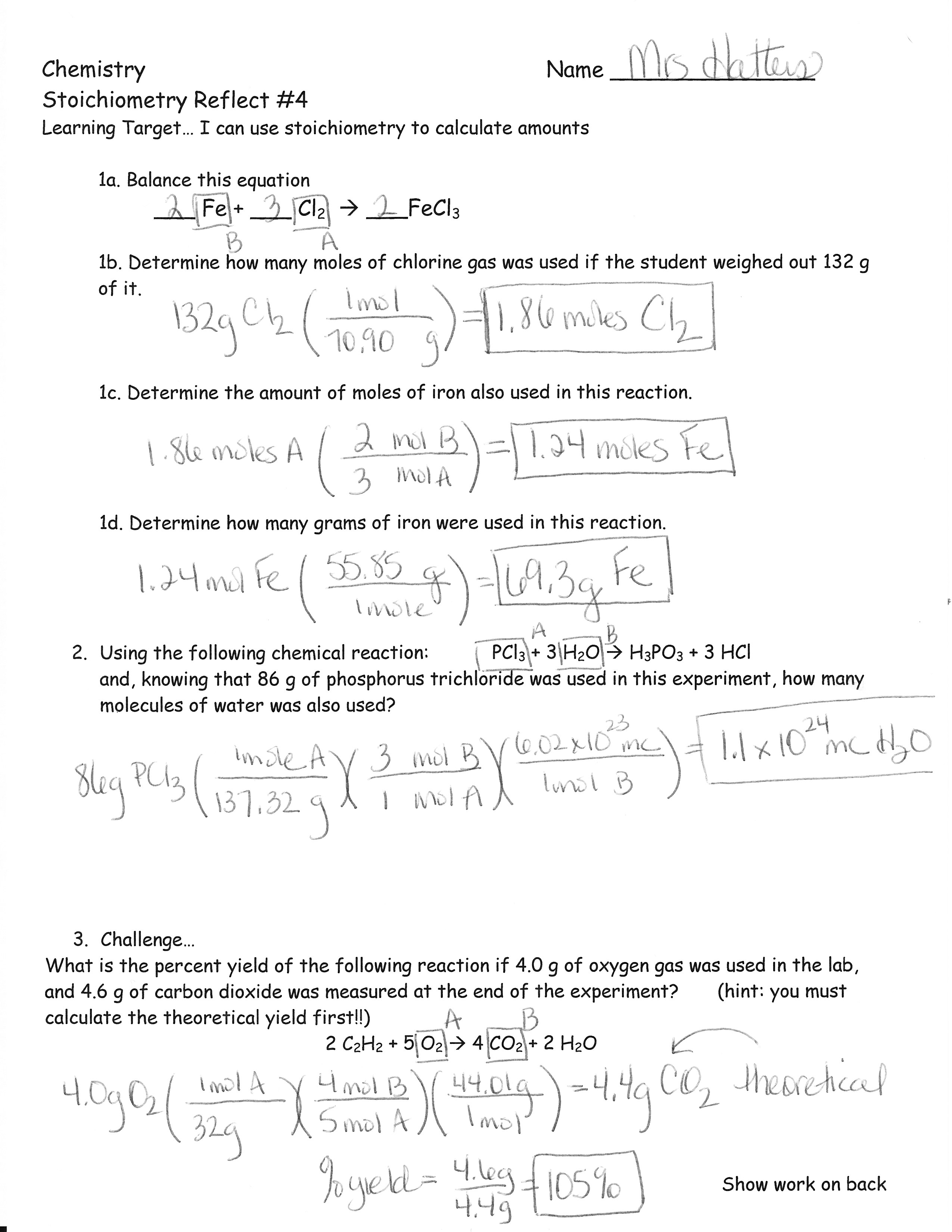 Printables Stoichiometry Worksheets Tempojs Thousands Of Printable Printables Stoichiometry Worksheets Tempojs Thousands Of Printable